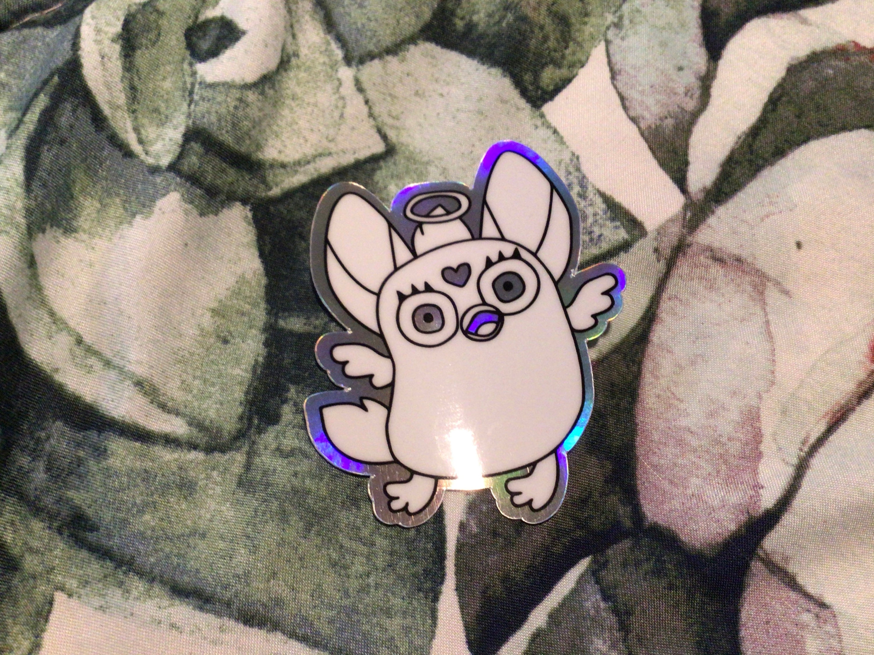 Holographic devil and angel Furby sticker bundle - Etsy Italia