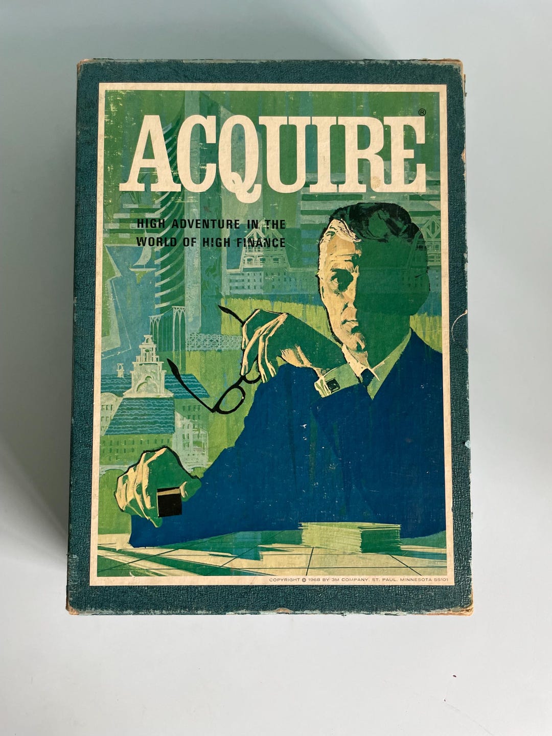Vintage 1968 ACQUIRE 3M Board Game - Etsy