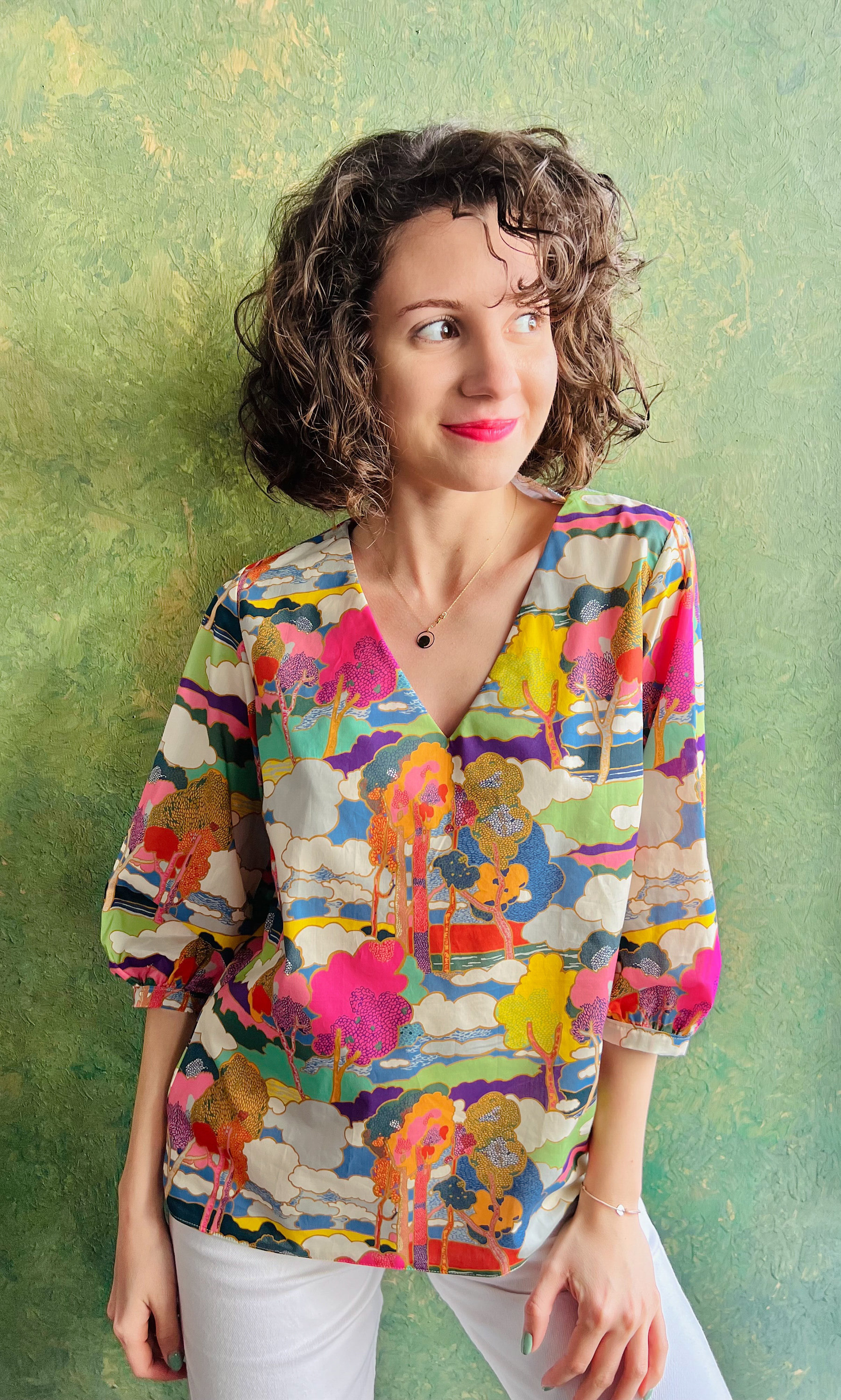 Liberty Print Top, Womenswear, Prospect Road Print - Etsy