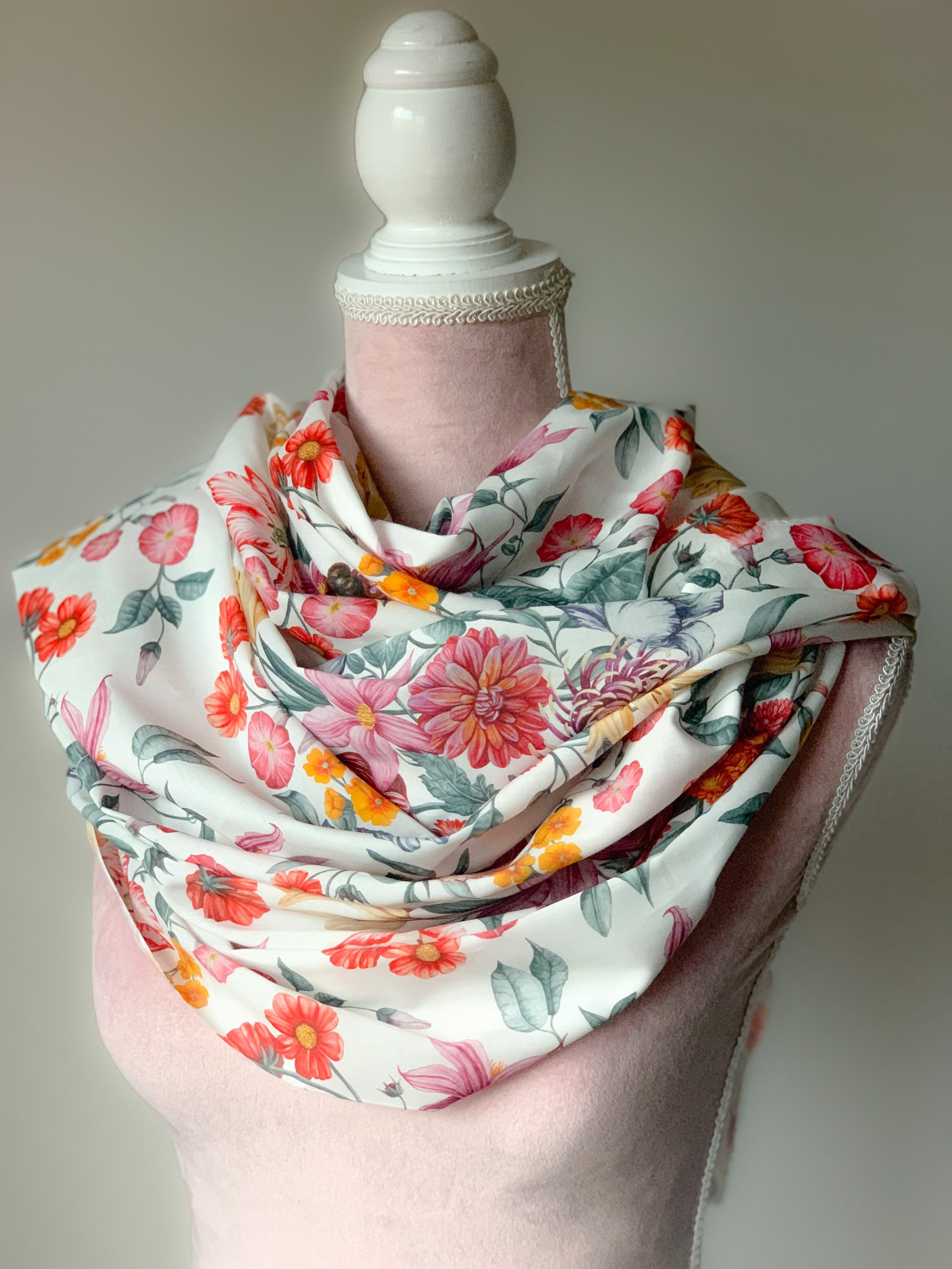 Liberty print scarf infinity scarf gift option | Etsy