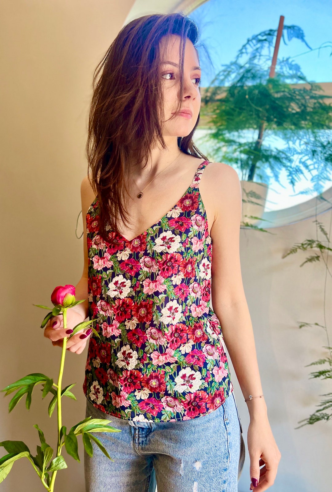 Liberty Print Cami, Limited Edition Print, Women’s V Neck Camisole ...