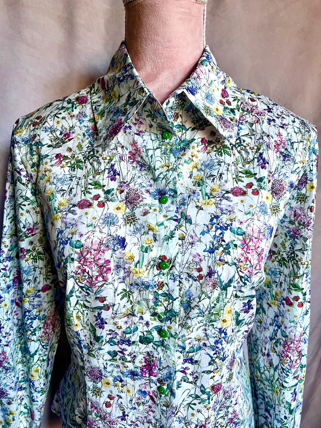 Liberty Print Shirt - Etsy