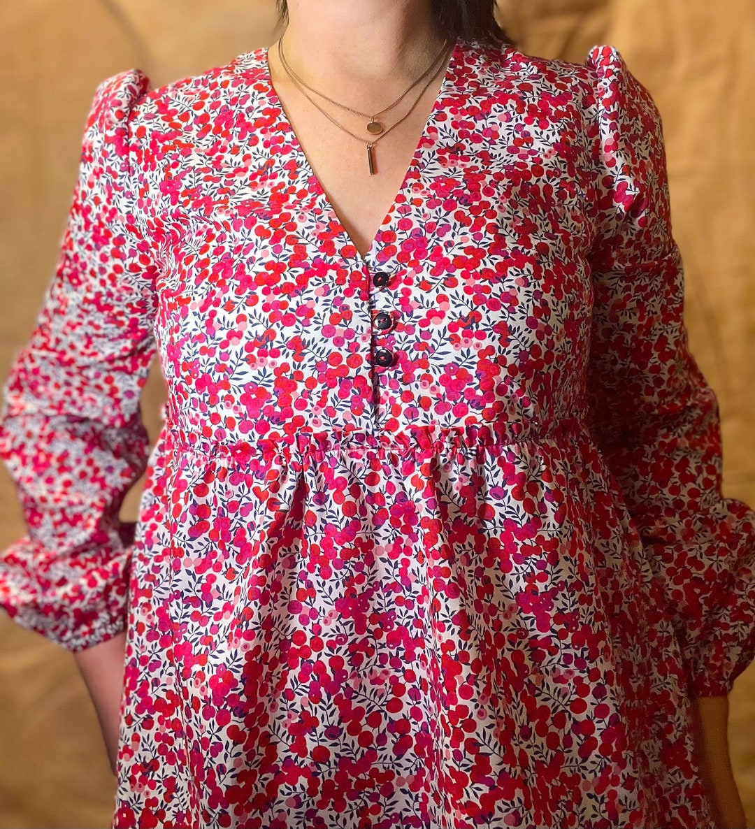 Liberty Print Blouse, Womens Top - Etsy