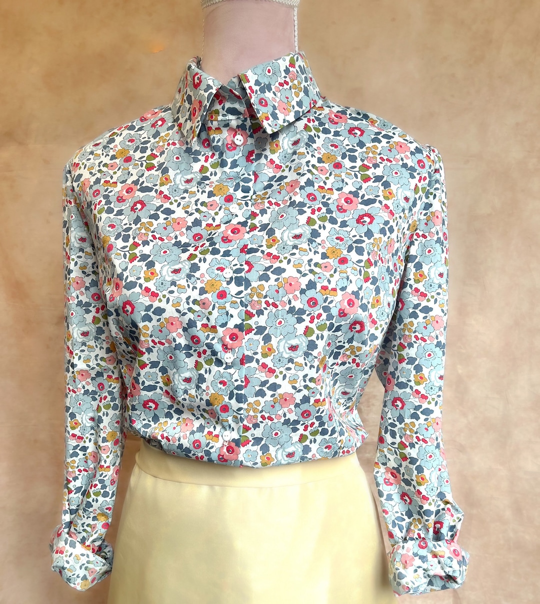 Liberty Print Shirt - Etsy