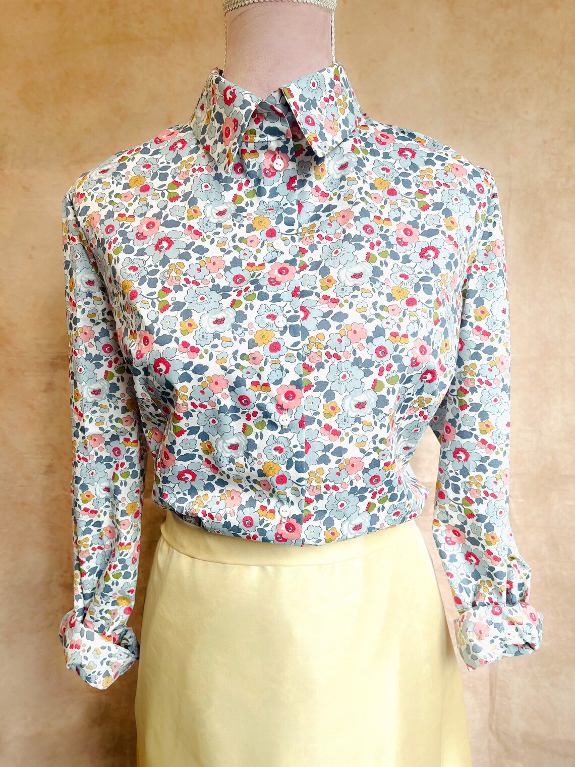 Liberty Print Shirt - Etsy