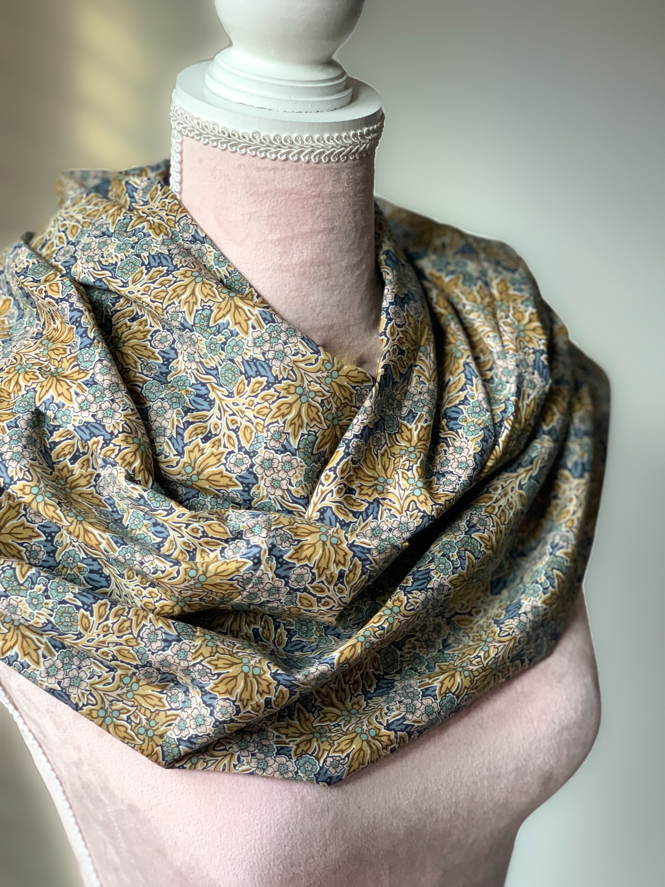 Liberty print scarf infinity scarf gift option | Etsy