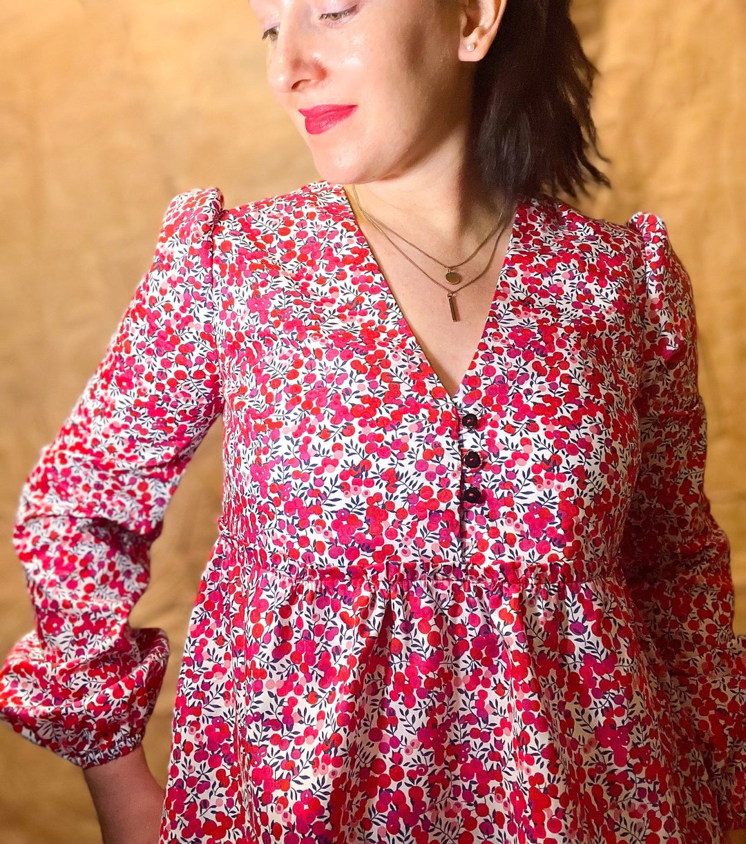 Liberty Print Blouse Womens Top - Etsy UK