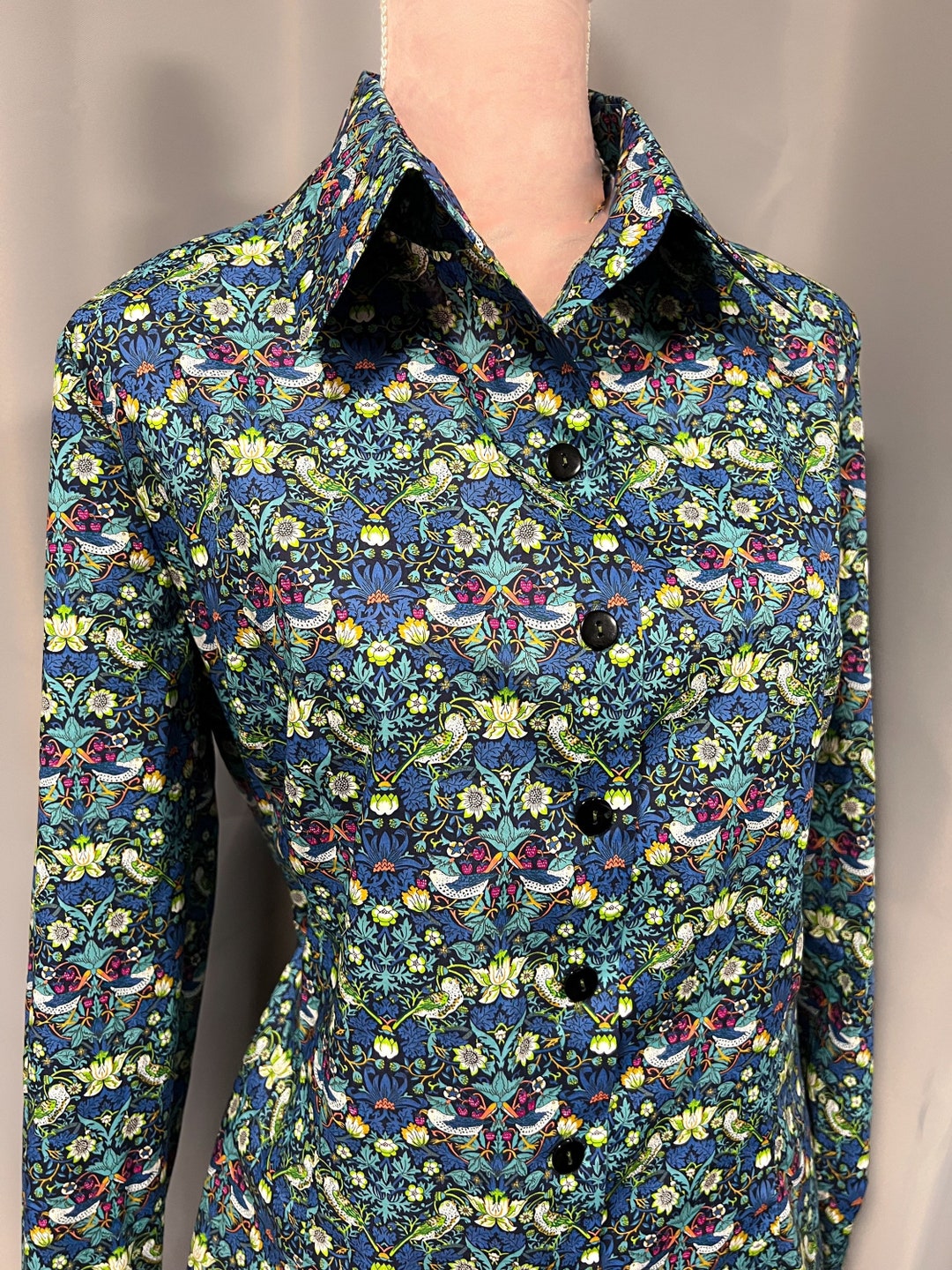 Liberty Print Shirt - Etsy