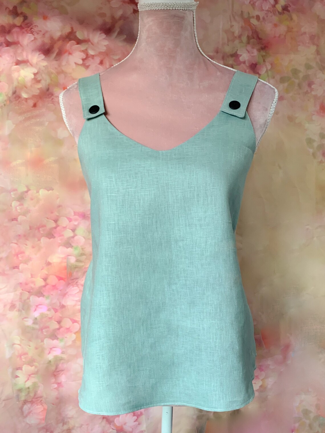 Linen cami womens camisole linen tank top | Etsy