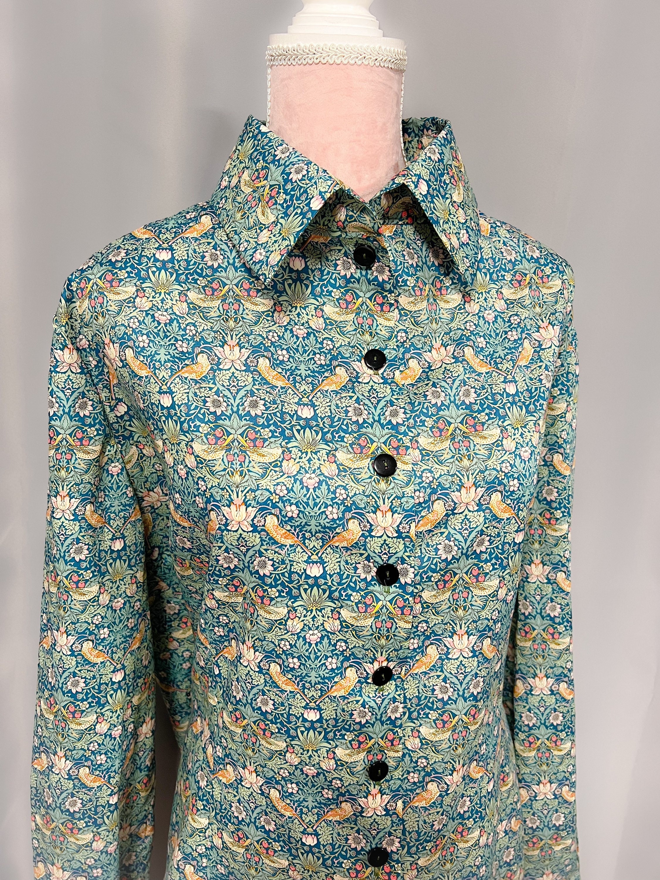 Liberty Print Shirt - Etsy