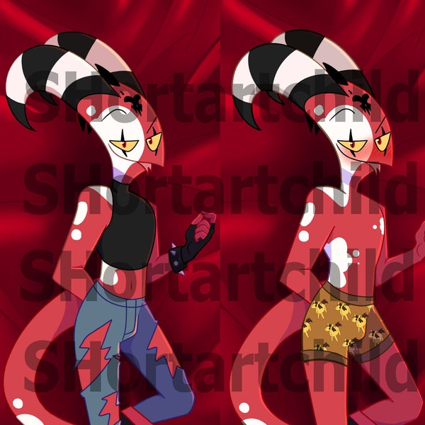 Stolas Body Pillow Helluva - Etsy