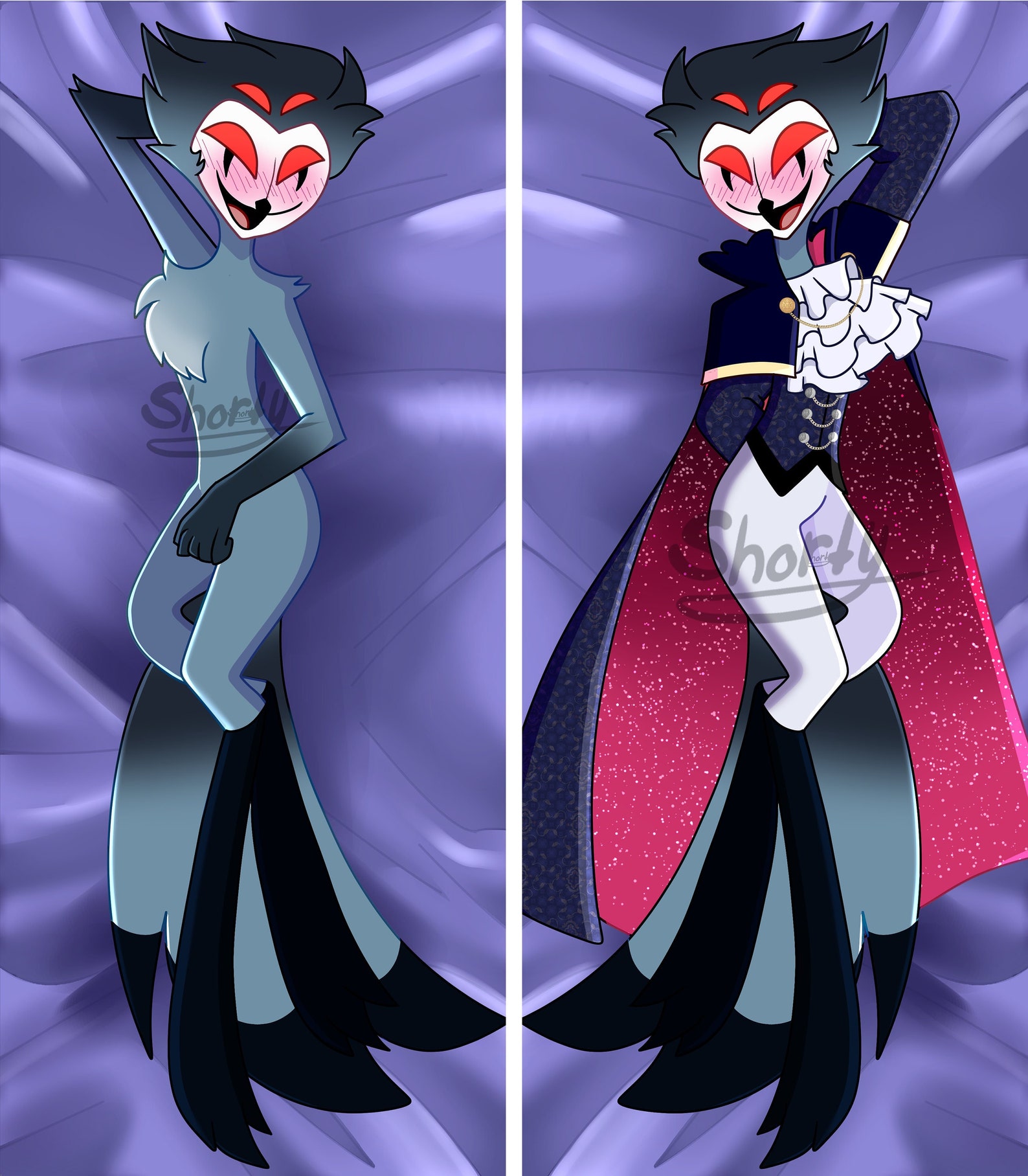 Helluva Boss Stolas Dakimakura/body Pillow Pre Order - Etsy Finland