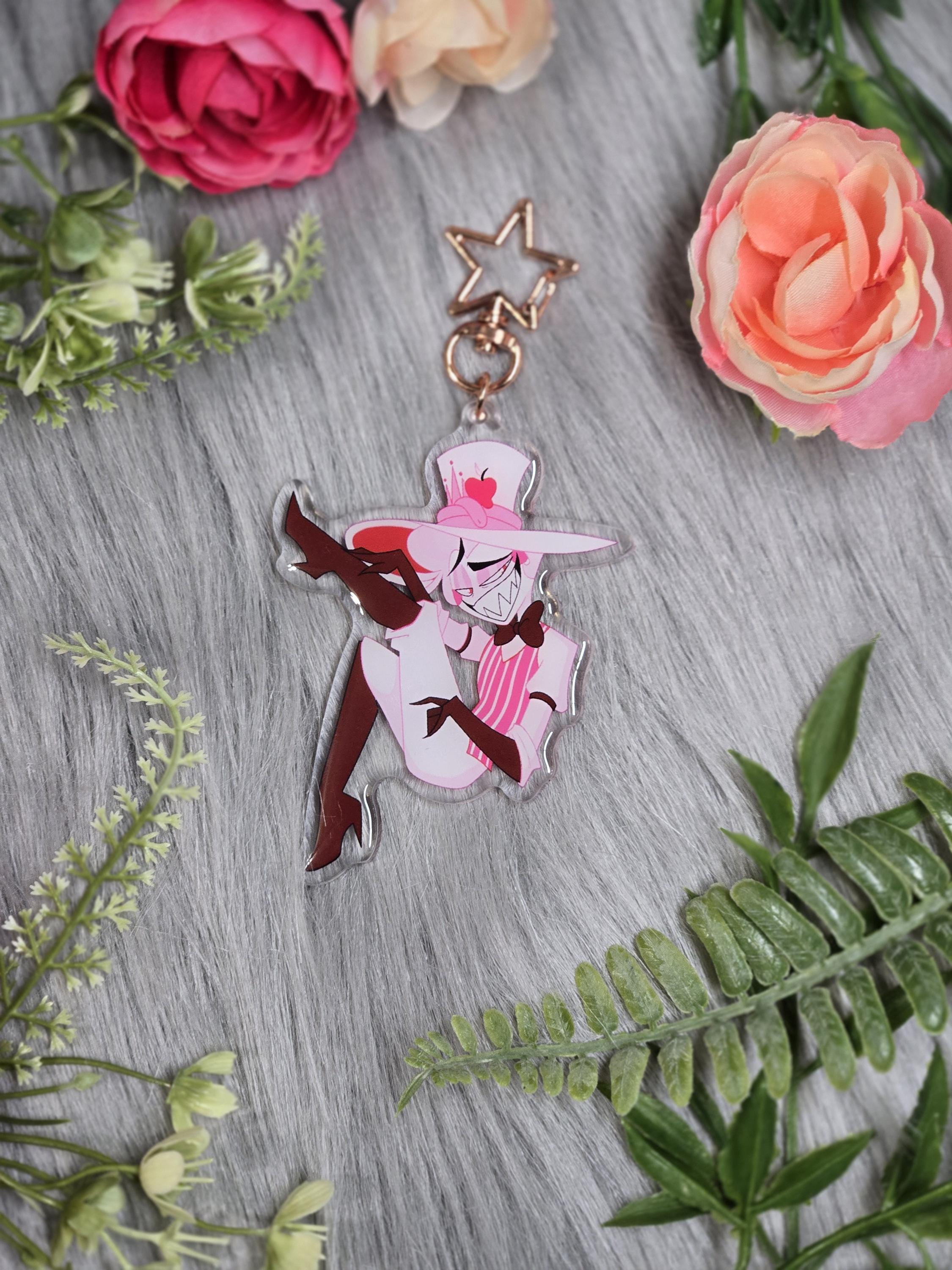Pin-up Lucifer Acrylic Pin/keychain - Etsy