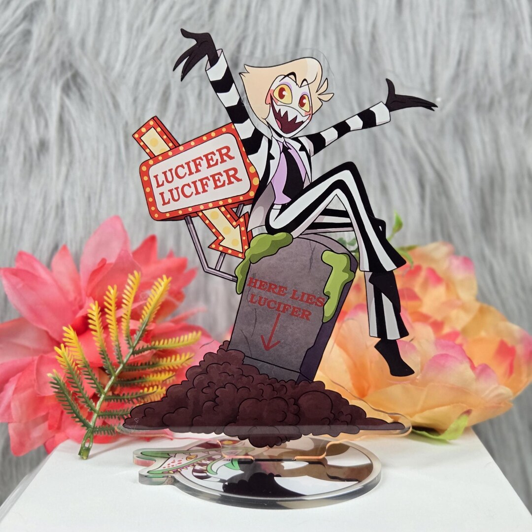 Lucifer Acrylic Standee Hazbin Hotel PREORDER - Etsy UK