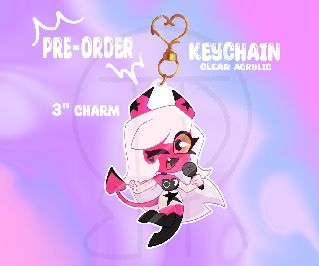 Verosika Keychain Helluva Boss Preorder - Etsy