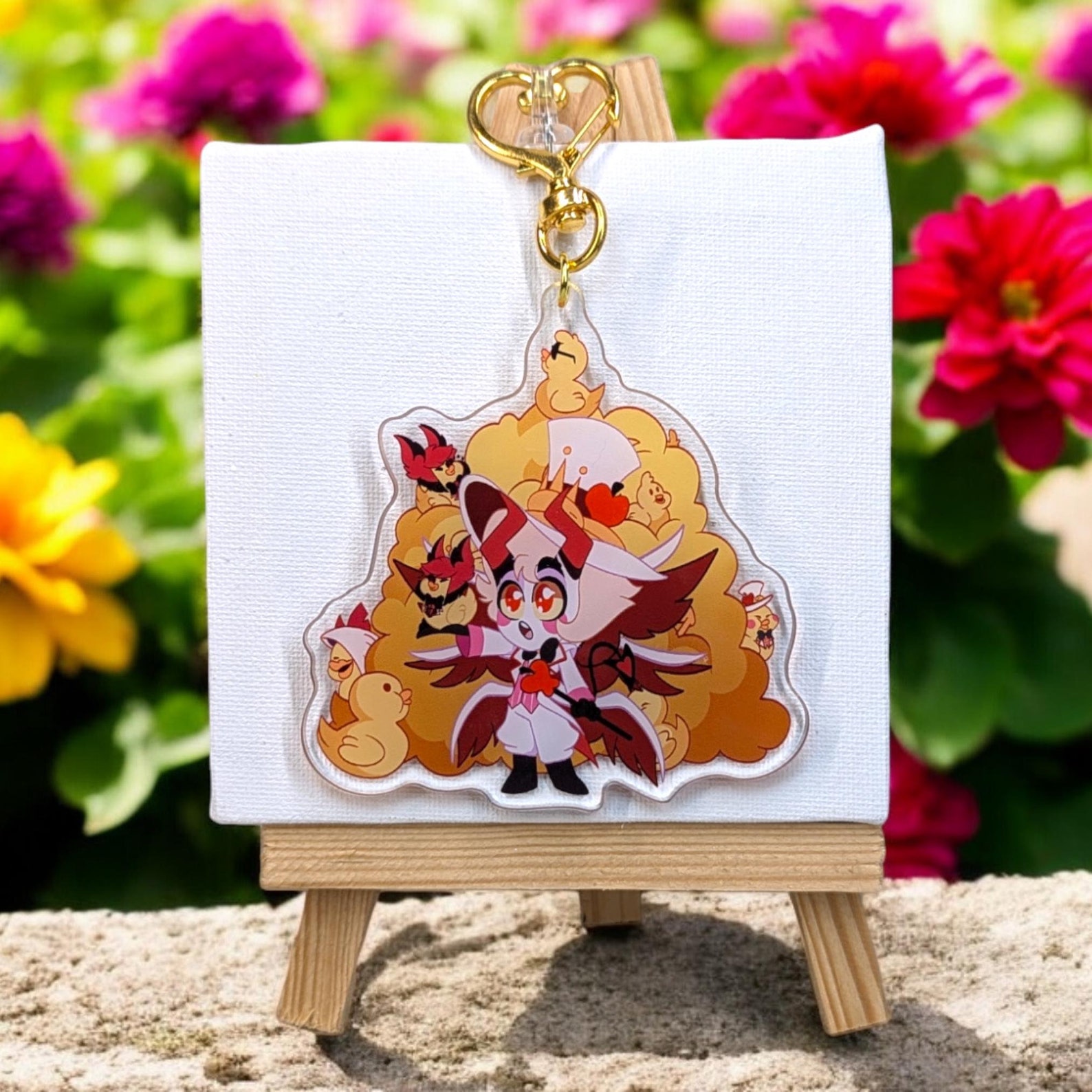 Acrylic Keychain Lucifer Hazbin Hotel - Etsy