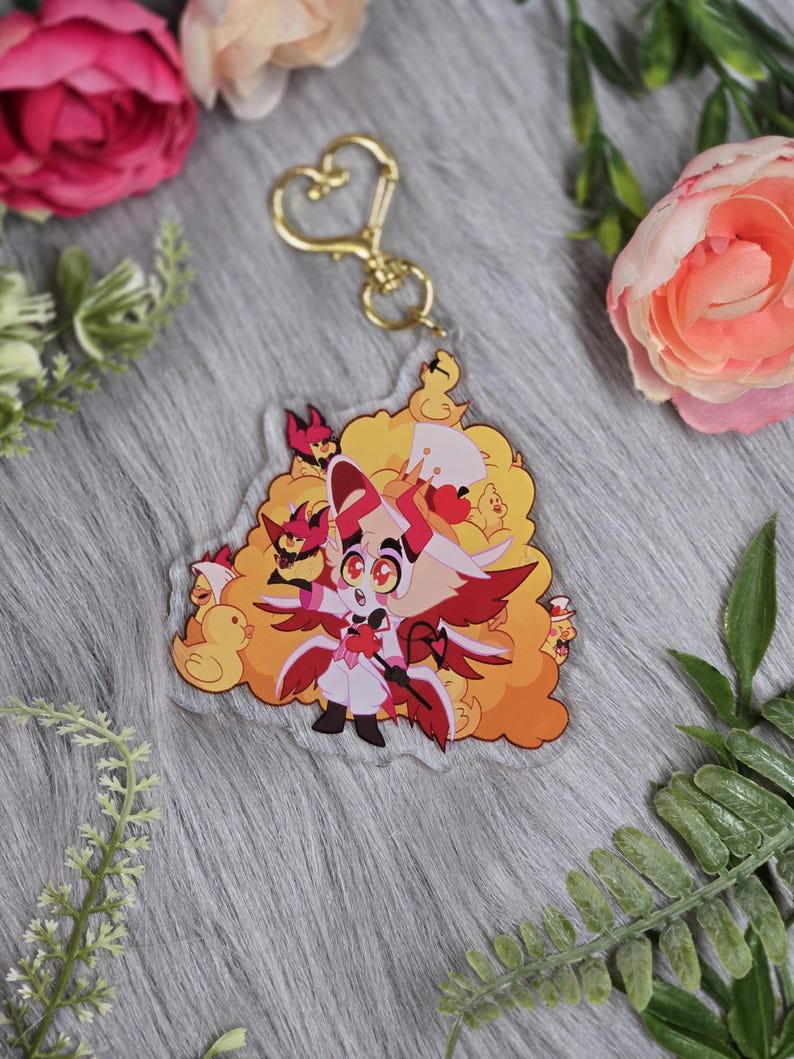 Acrylic Keychain Lucifer Hazbin Hotel - Etsy
