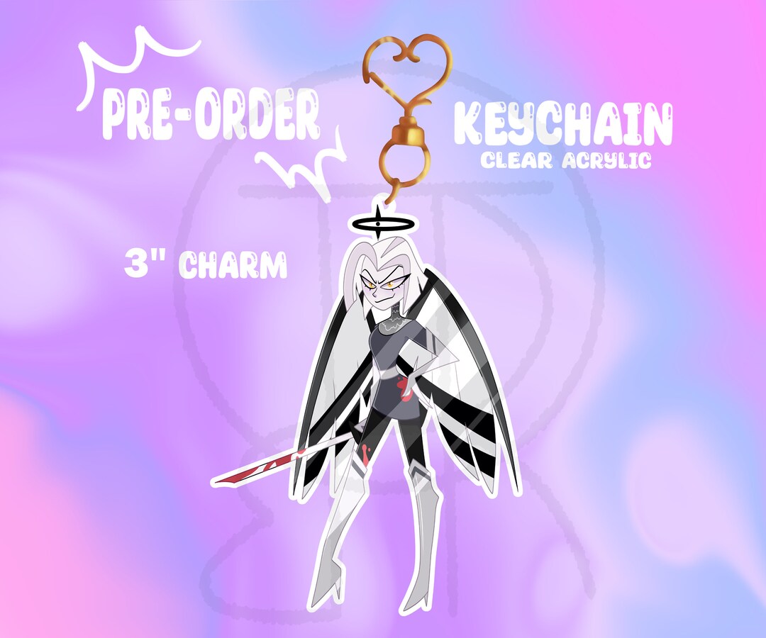 Lute Keychain Hazbin Hotel Preorder - Etsy