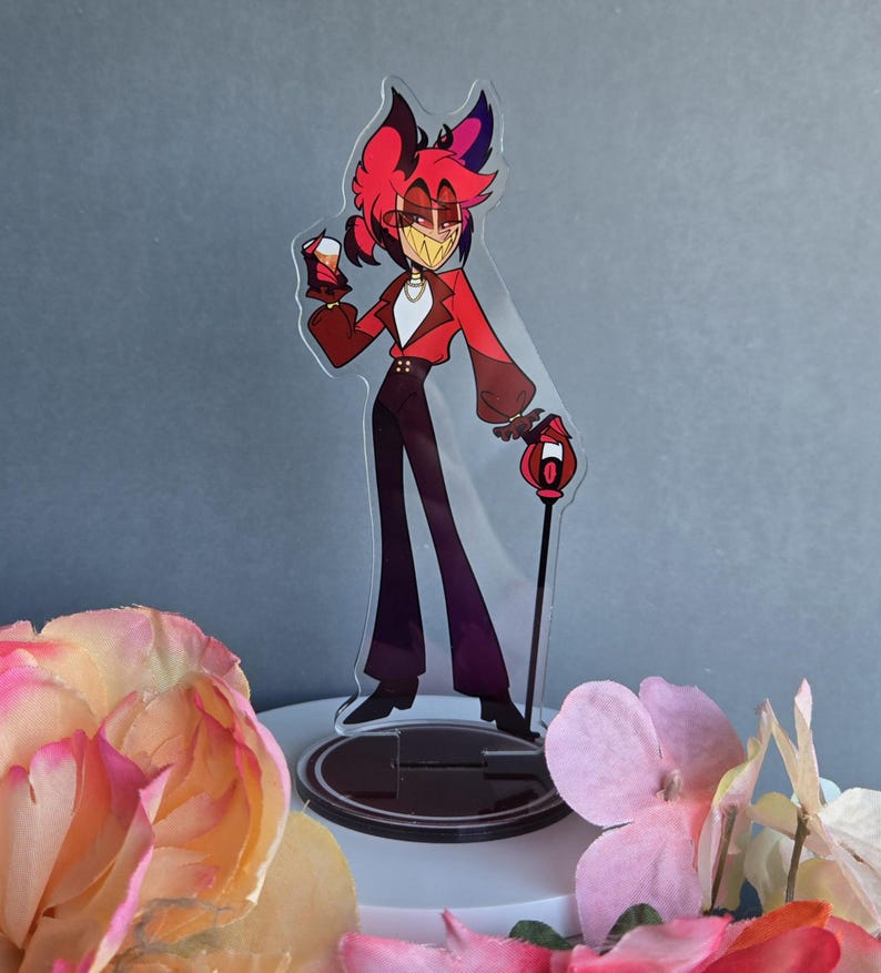 Alastor Acrylic Stand Hazbin Hotel PREORDER - Etsy