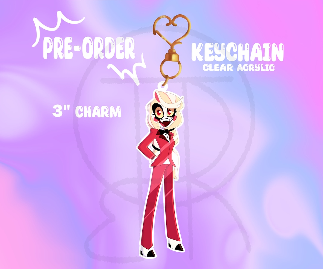 Charlie Keychain Hazbin Hotel Preorder - Etsy
