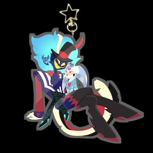 Keychain Fizzmodeus Helluva Boss - Etsy