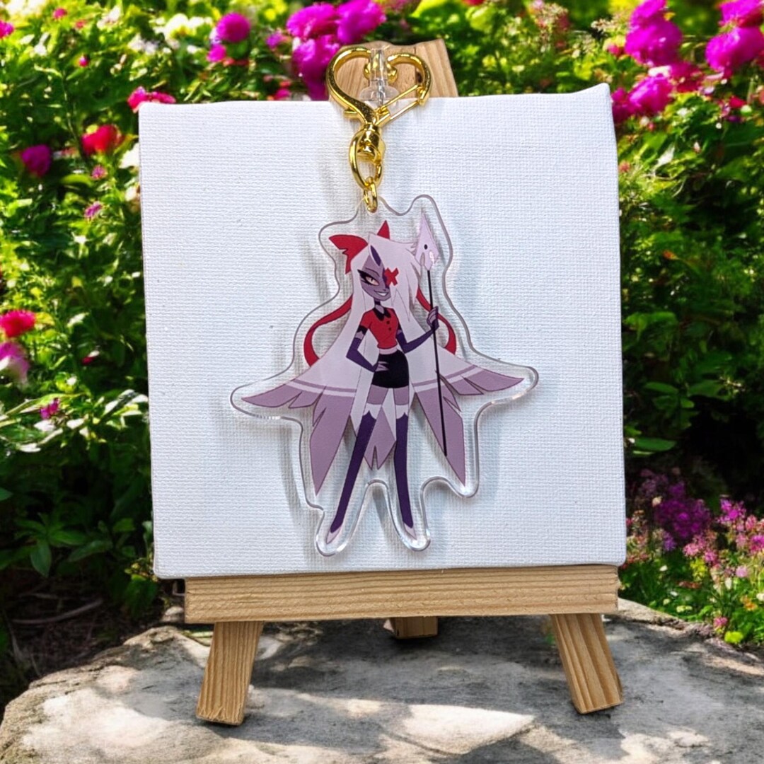 Vaggie Keychain Hazbin Hotel Preorder - Etsy