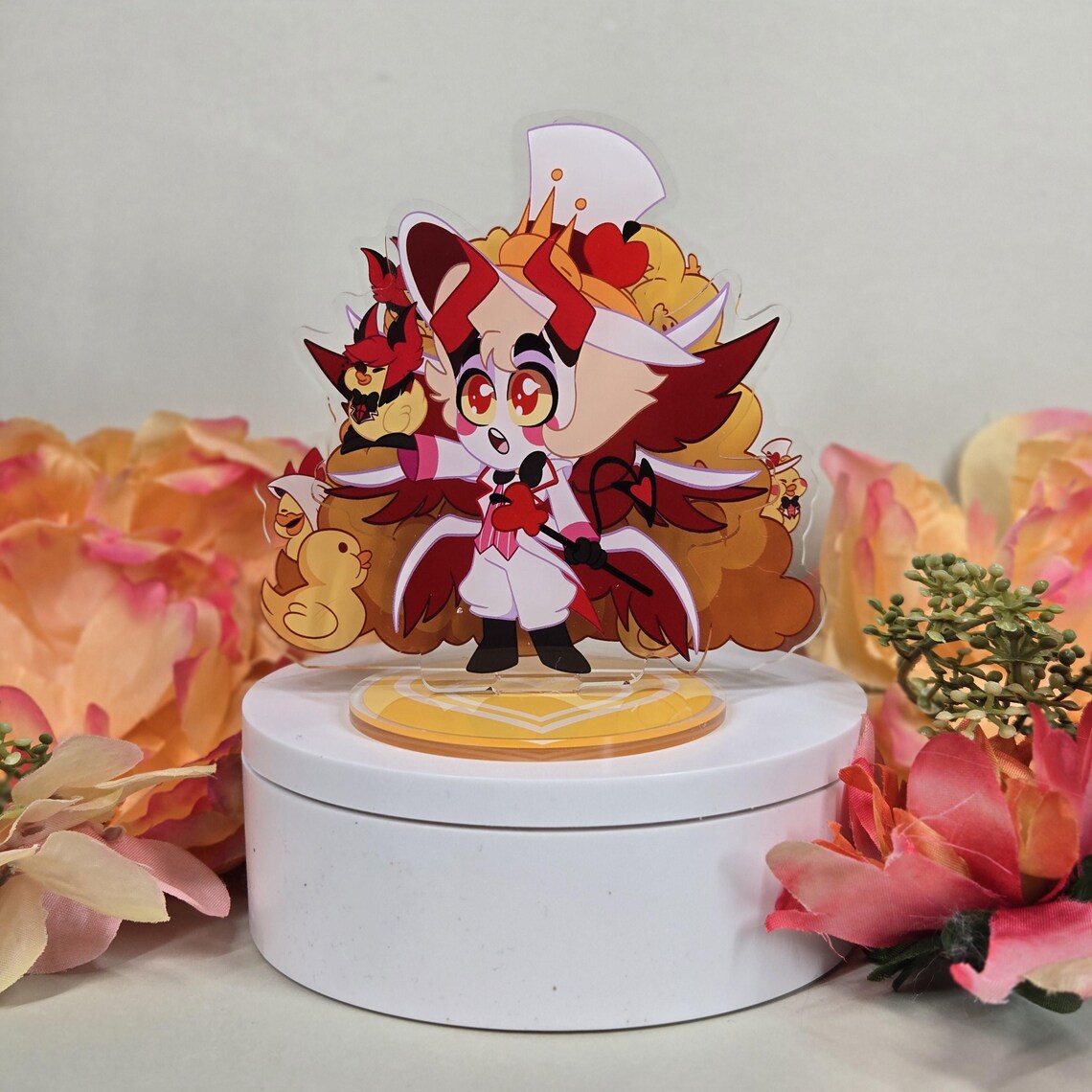 Figura de pie de Hazbin Hotel en acrílico: Lucifer - Etsy México