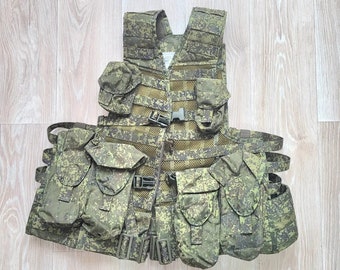 Original Russian Ratnik 6ssh117 Vest With All the Pouches - Etsy