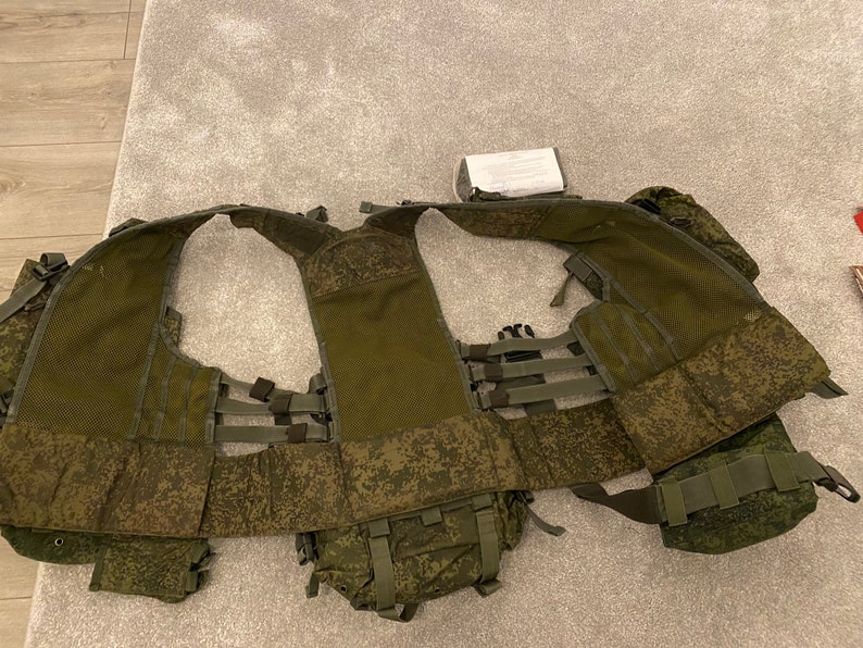 Original Russian Ratnik 6sh117 Vest complete Kit - Etsy