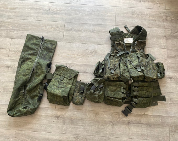 Original Russian Ratnik 6ssh117 Vest With All the Pouches - Etsy