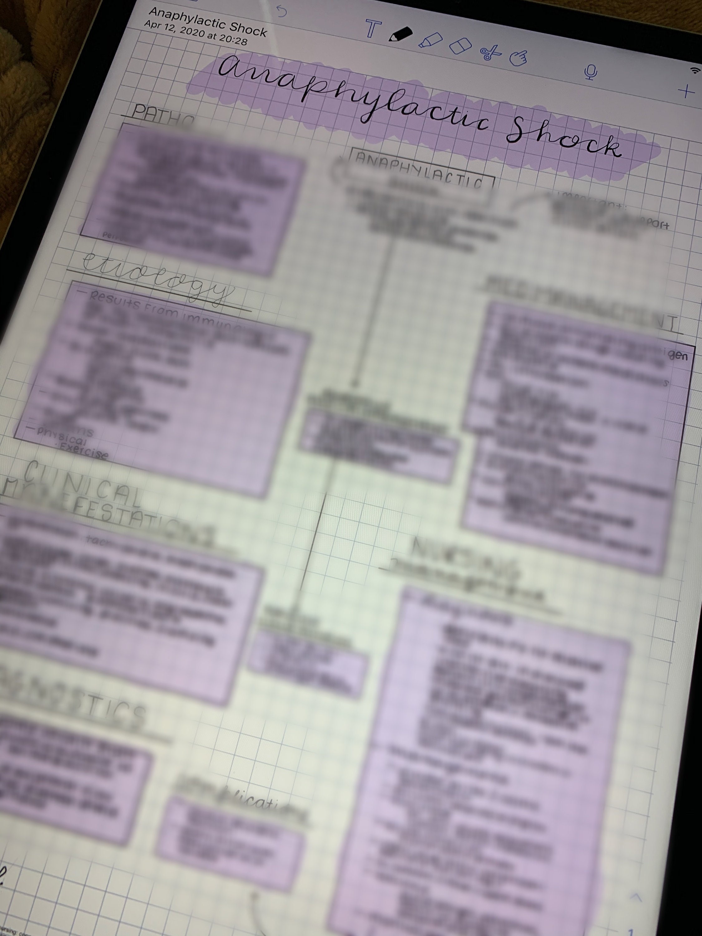 Anaphylactic Shock Nursing Concept Map - Etsy Australia