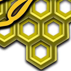 3D Bee Honey Bee Comb SVG 3D Multilayer Panel SVG Files Cutting DXF ...