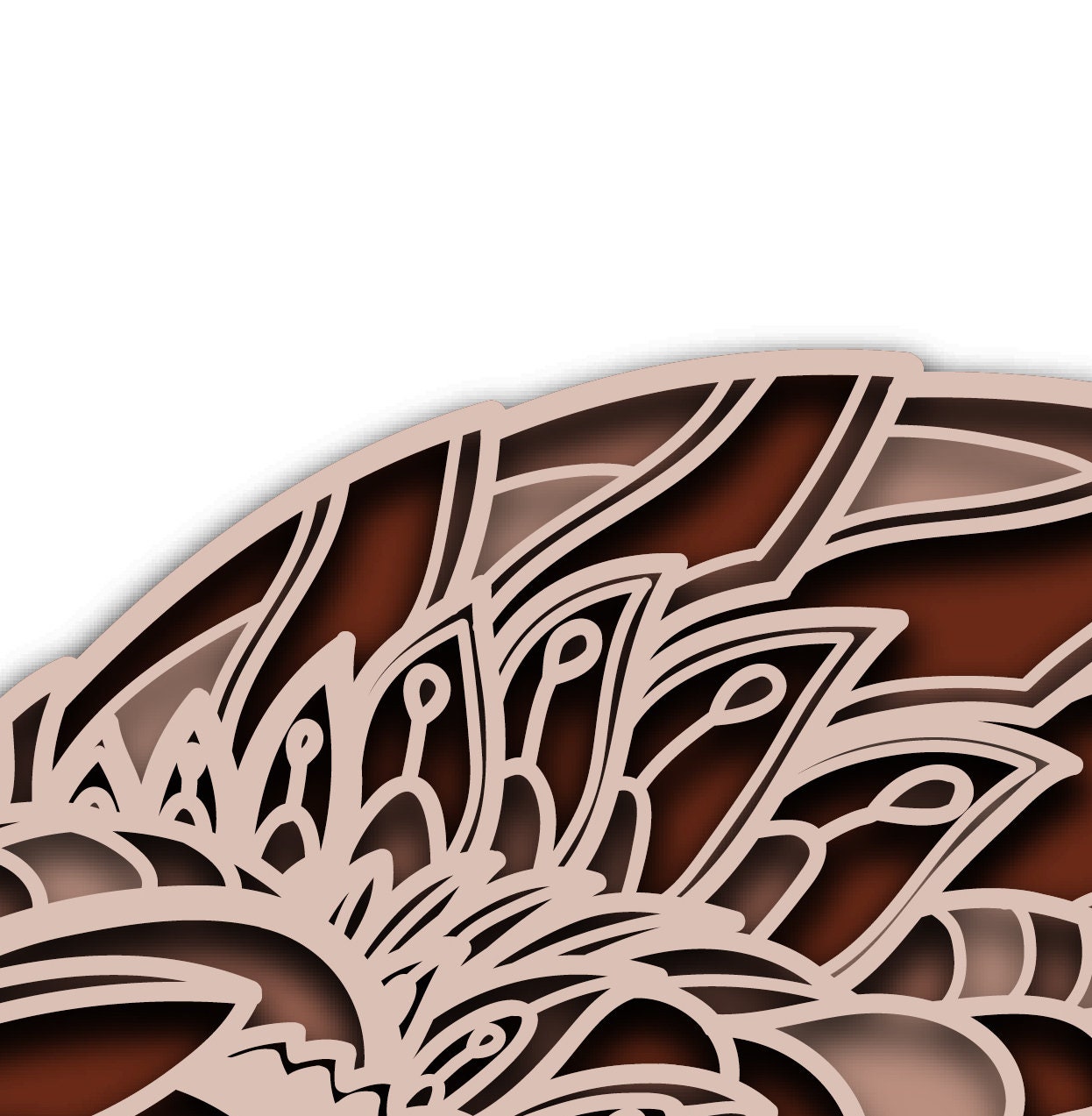 3D SVG Lion Zentangle Cricut Svg Laser Files Mandala Laser Cut 3d ...