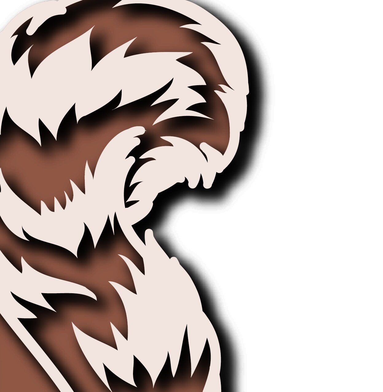 3D SVG Cat Furry Zentangle Cricut Laser Files Mandala Laser Cut 3d ...