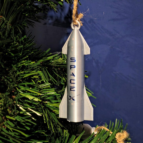 Spacex Starship Tree Ornament - Etsy