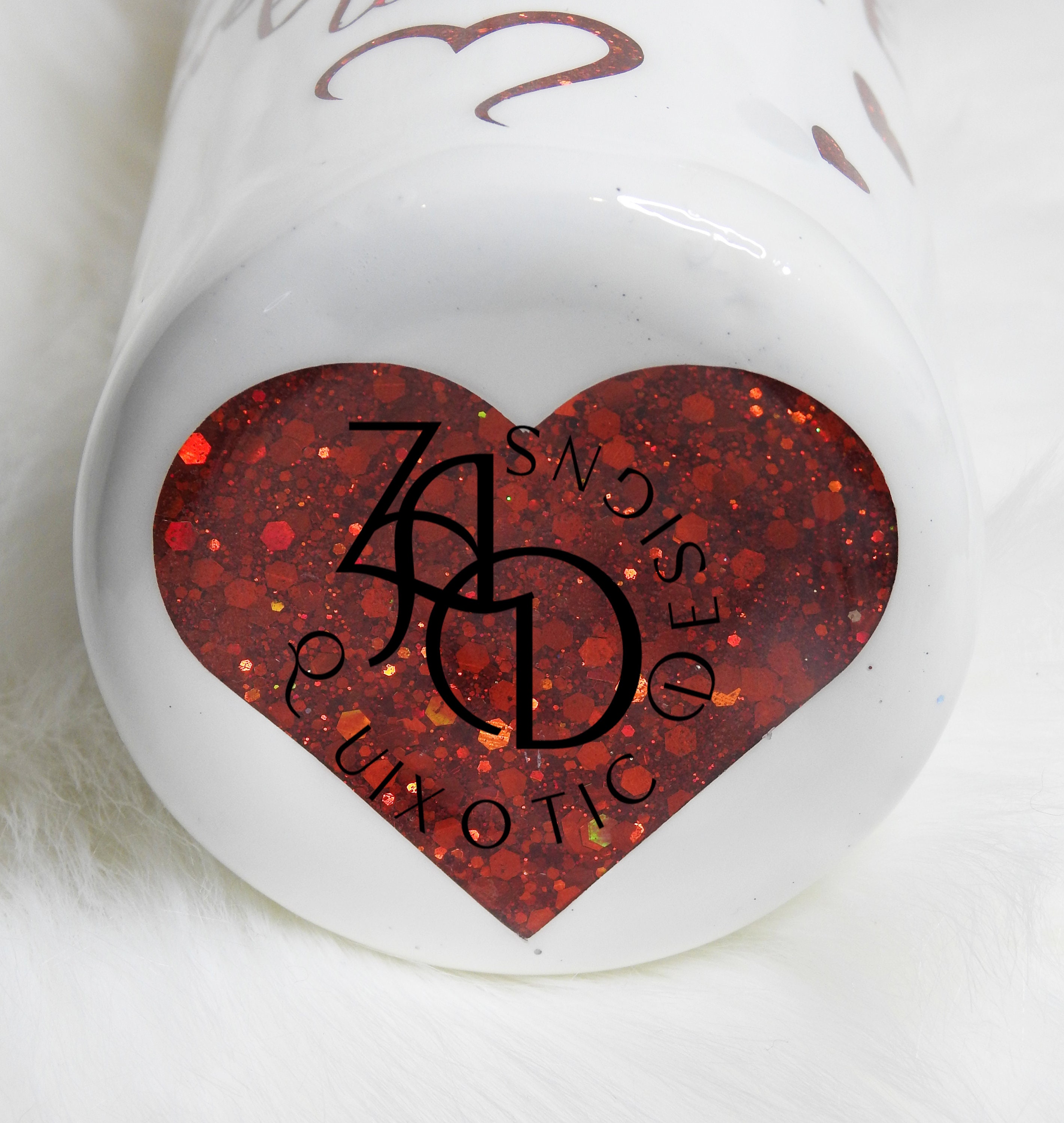 Crimson Red Peek-a-boo Glitter 20oz Skinny Tumbler W/rhinestone Lid ...