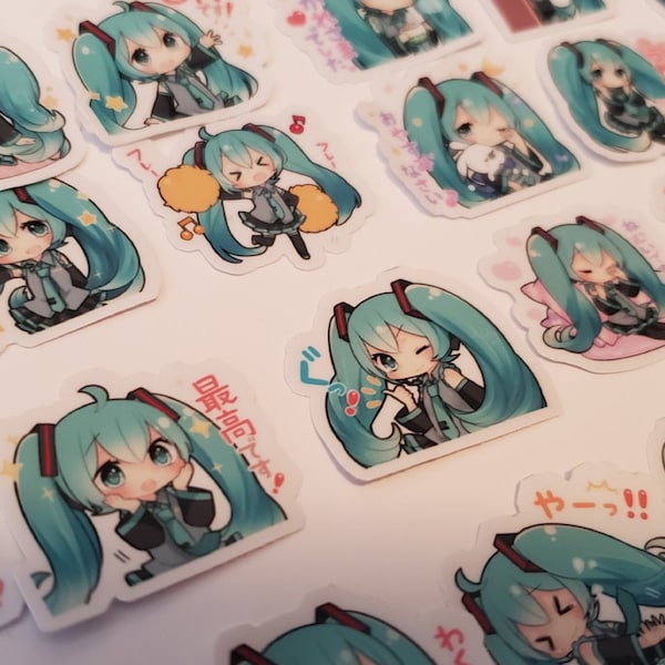 Hatsune Miku Chibi - Etsy