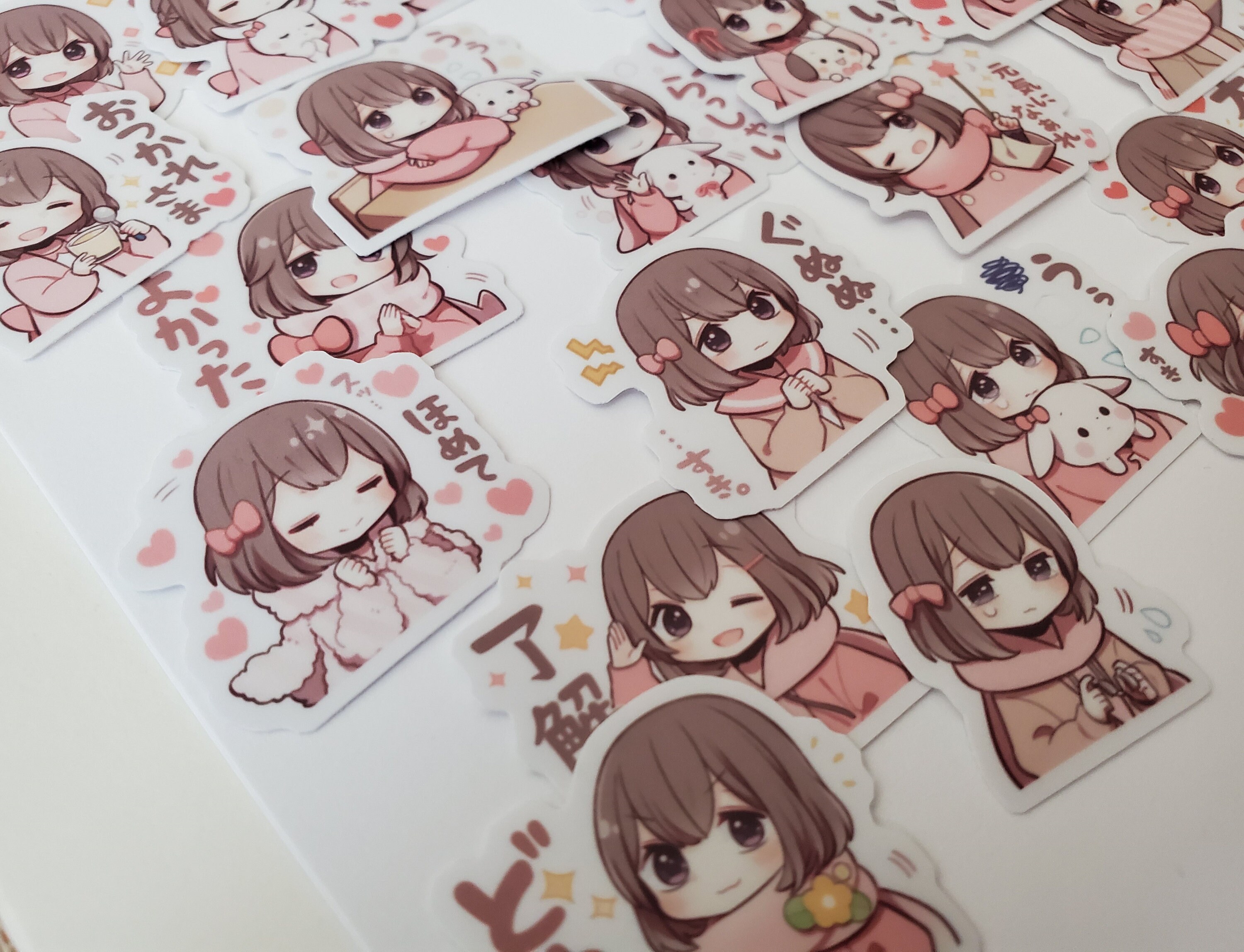 40 Pcs Kawaii Anime Chibi Stickers - Etsy