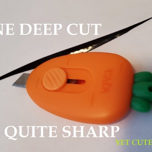 Kawaii Mini Portable Carrot Arts & Craft Knife - Etsy