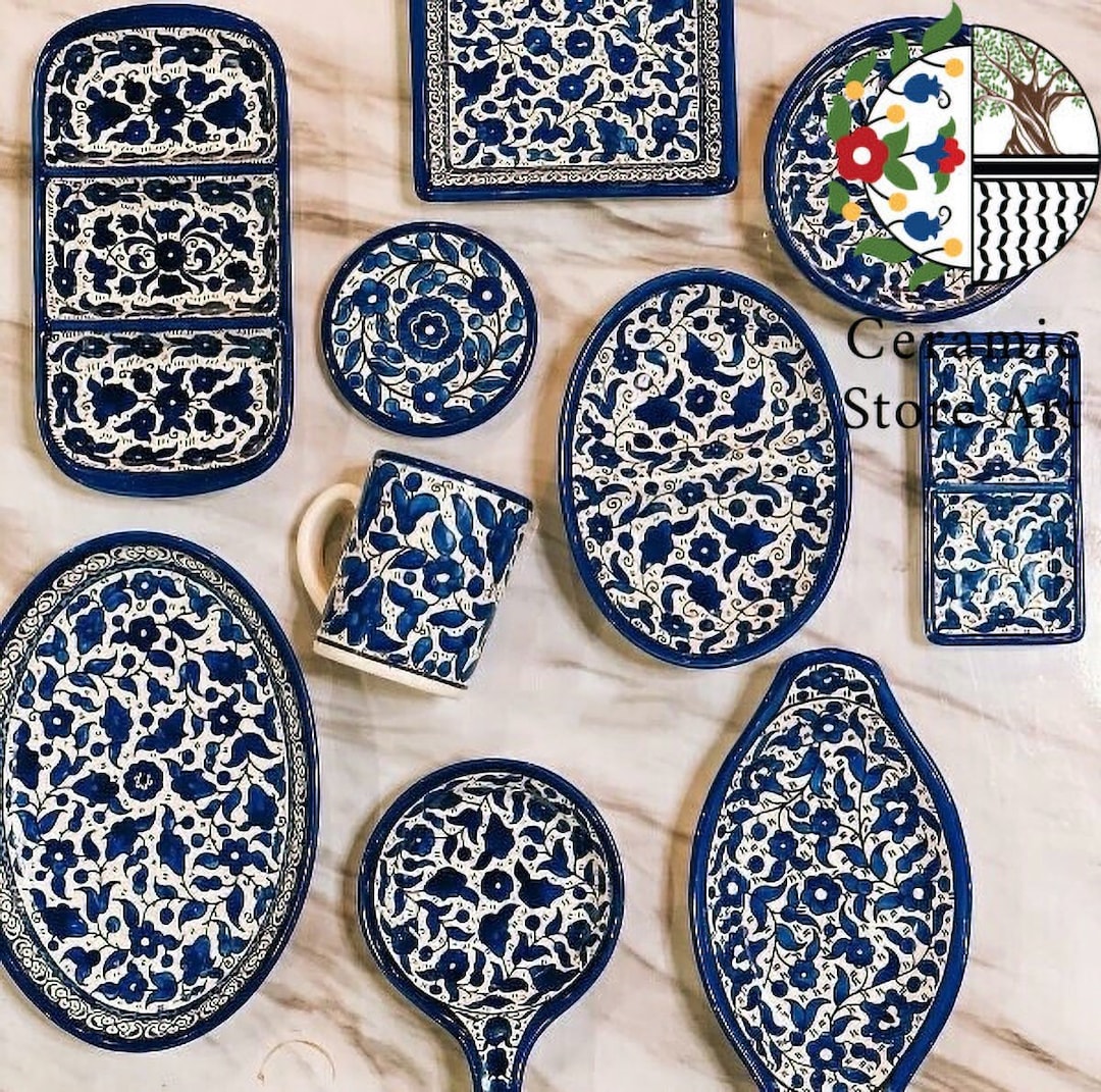 Ceramic Tableware Set 10 Items Handmade Hand-painted High Quality ...