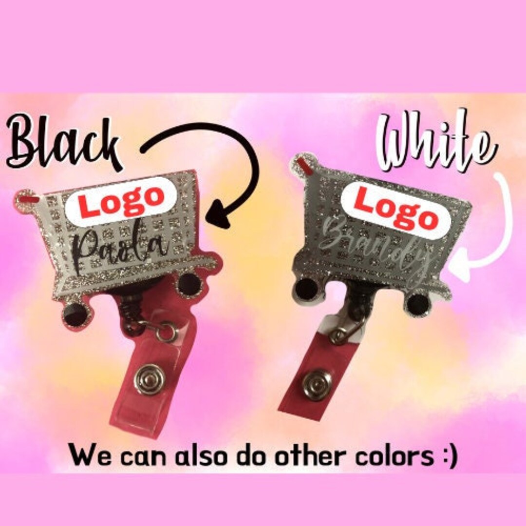 Personalized Shopping Cart Badge Reel,hopping Cart Badge Reel, Grocery ...