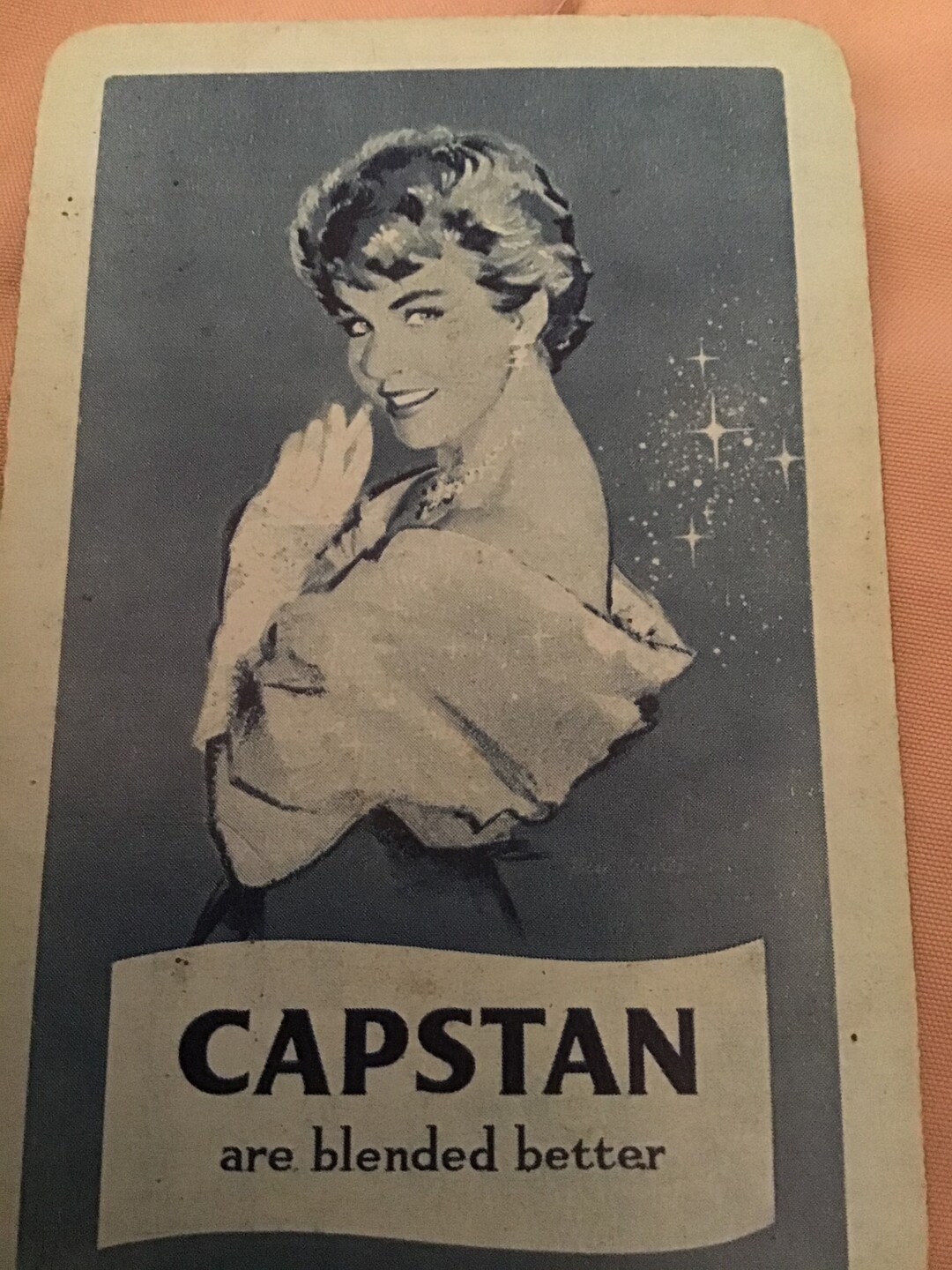 Early Vintage Playing Card Advertising Cigarettes Capstone - Etsy