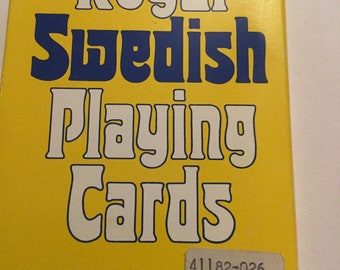 Swedish Playing Cards - Etsy