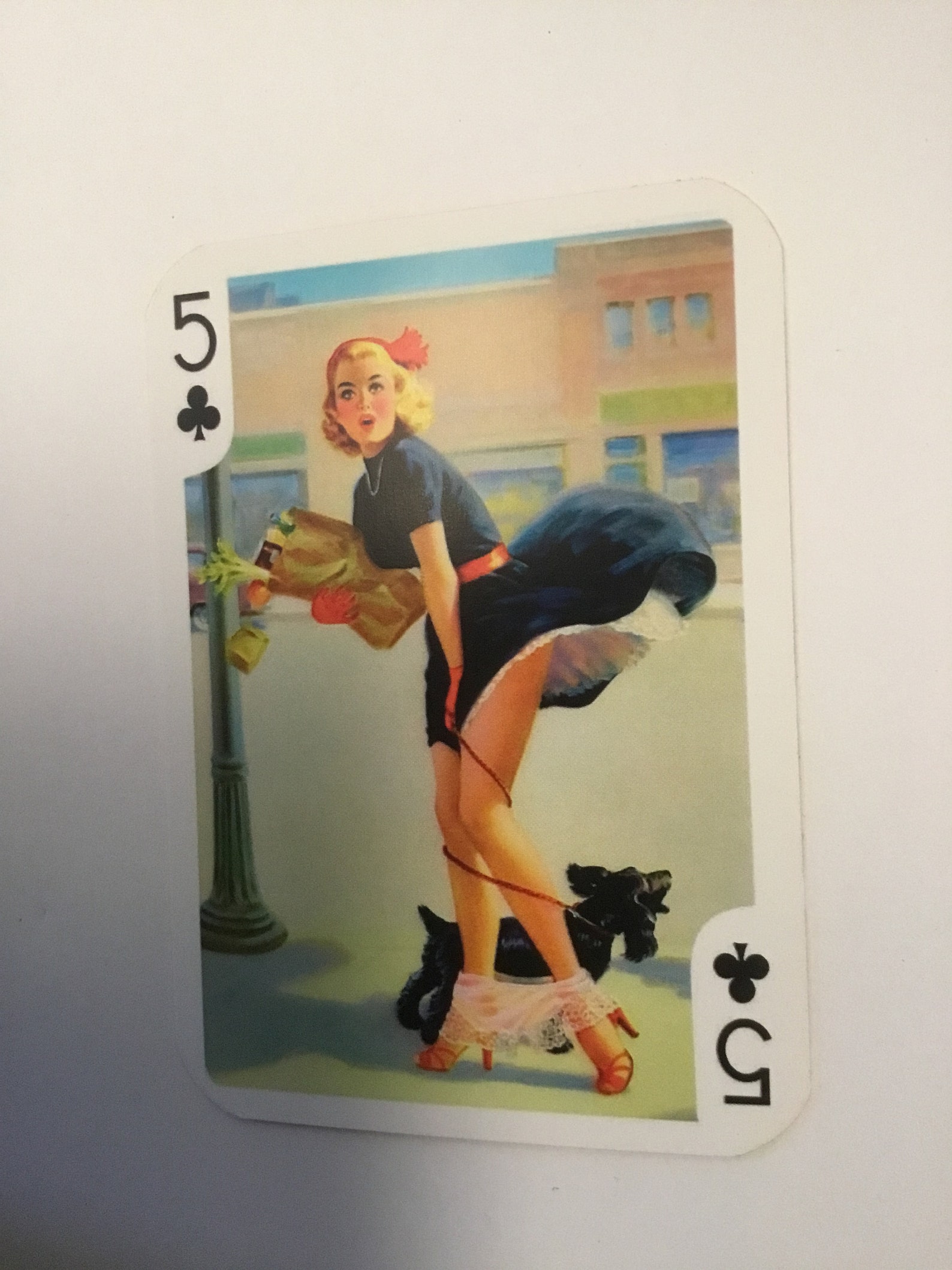 Nos Vintage Playing Cards Sexy Ladies Swap Card Scrapbooking Etsy