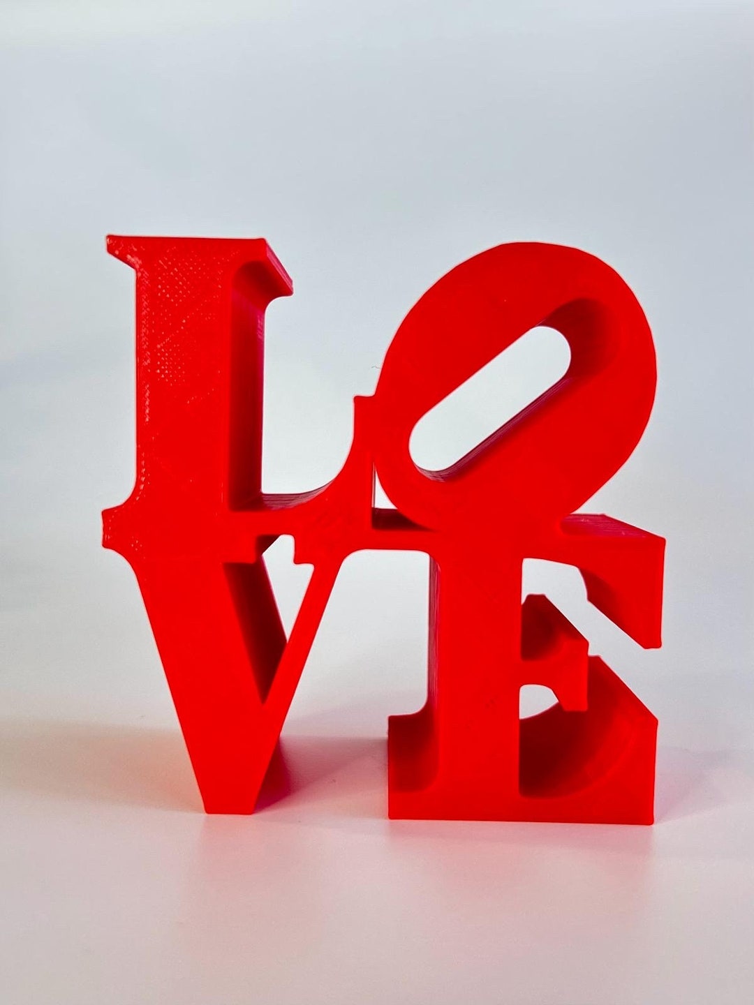 Love Sign Sculpture Valentine's Gift 3D Printed Sign PLA Art Pop Art - Etsy