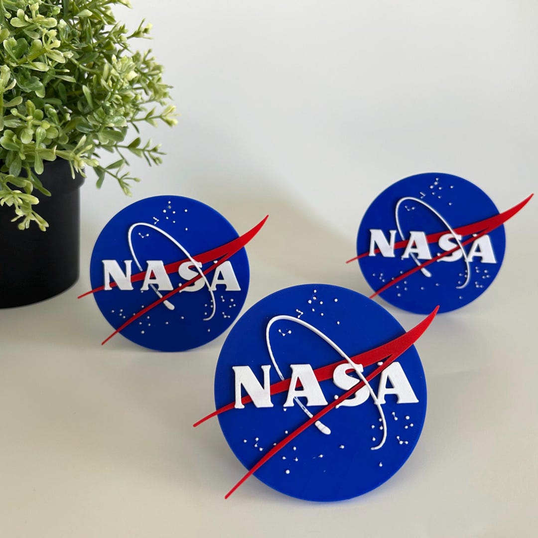 NASA, (pack of 3), Logo, Meatball, Insignia, Space, Gift for Him, Gift ...