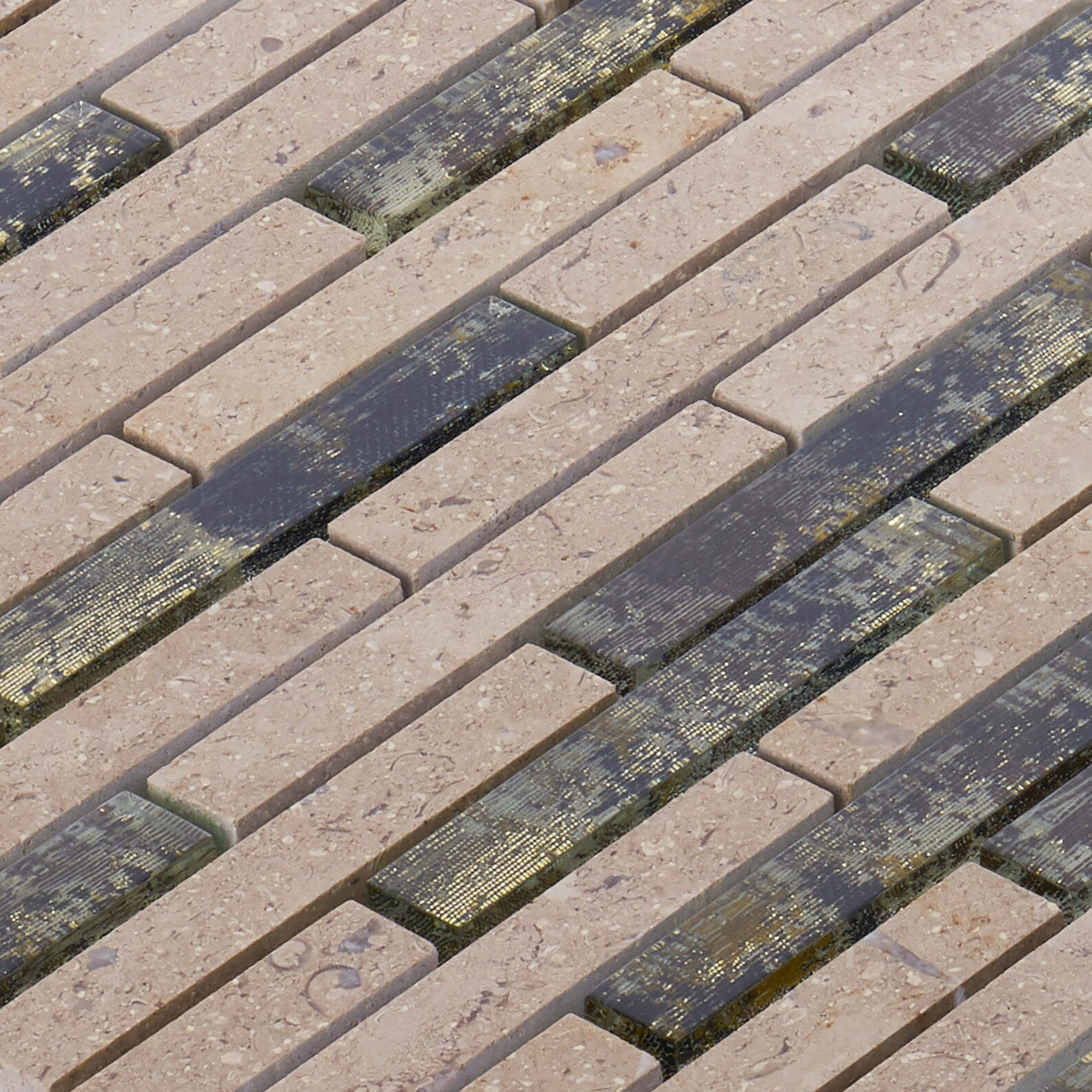 Modket Beige Sand Tan Sina Pearl Marble Stone Glass Brick - Etsy