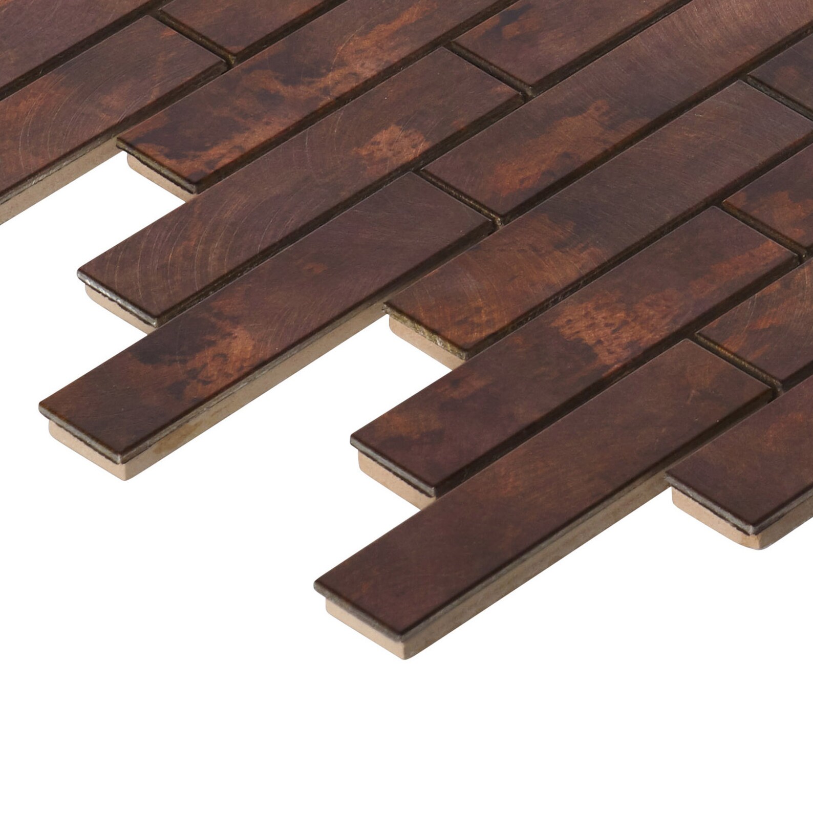 Modket Antique Copper Color Metallic Metal 2/3 Offset Linear - Etsy