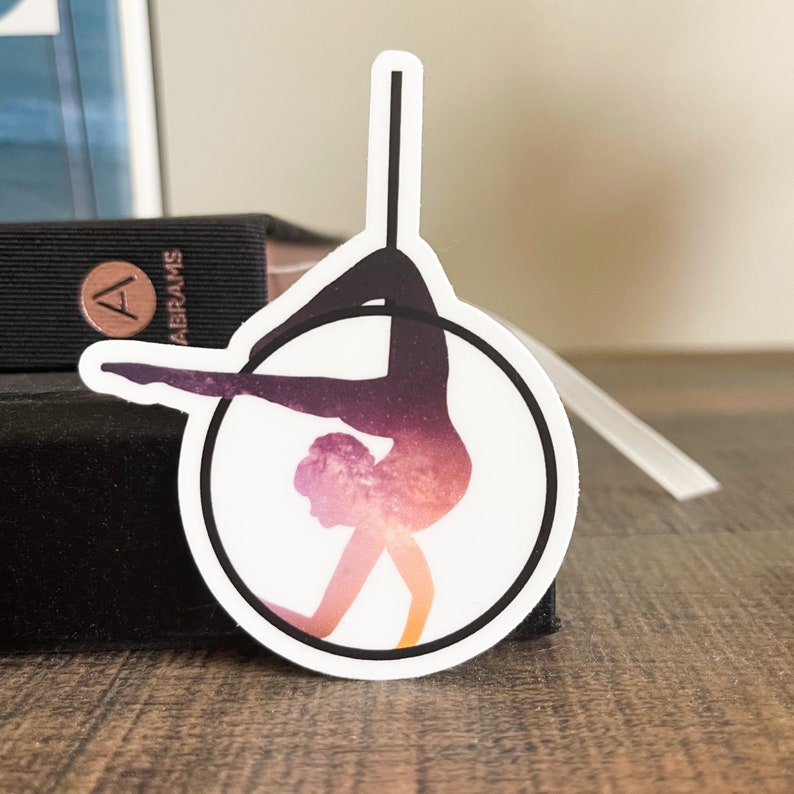 Aerialist Lyra Hoop Sticker Gymnast Gymnastics Trapeze - Etsy