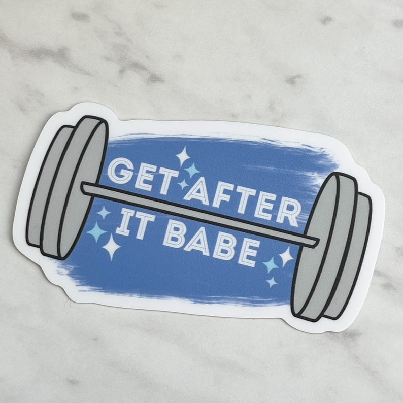 Gym Fitness Weightlifting Motivation Sticker Sticker Pack - Etsy